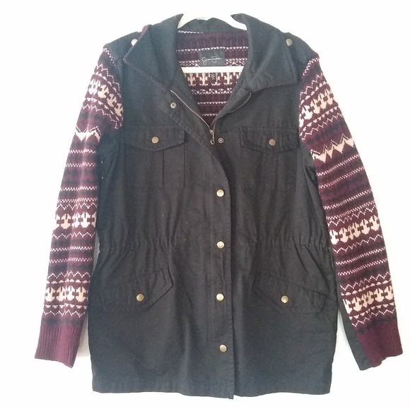 Jessica Simpson | Jackets & Coats | Jessica Simpson Mixed Knit Fair ...